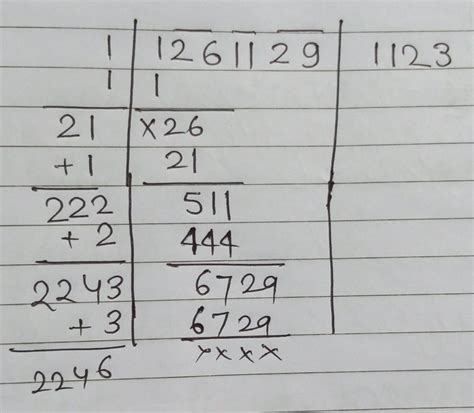 Square Root Of By Division Method Brainly In