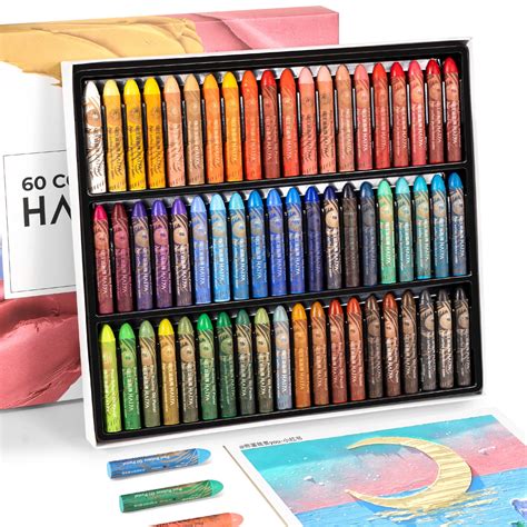 Paul Rubens Oil Pastels Set 60 Colors Haiya Artist Soft Oil Pastels