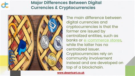 PPT Difference Between Digital Currency And Cryptocurrency PowerPoint Presentation ID