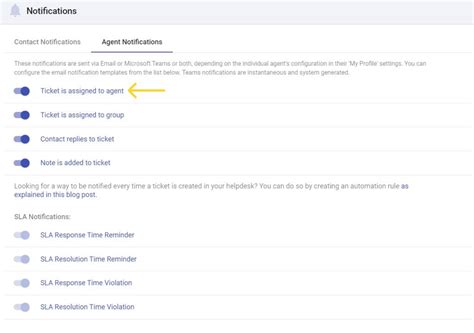 Configuring Agent Notifications In Desk365 Desk365