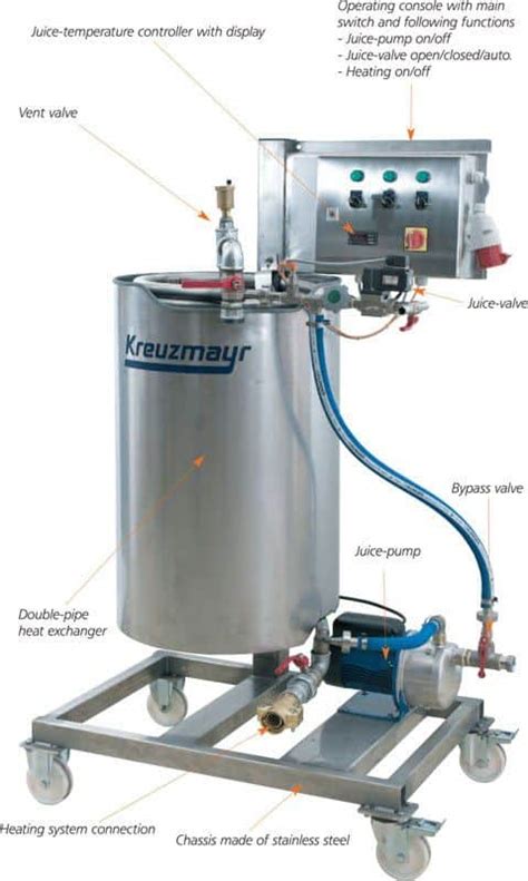 Pasteurizer Without Heating Unit Juicing Systems