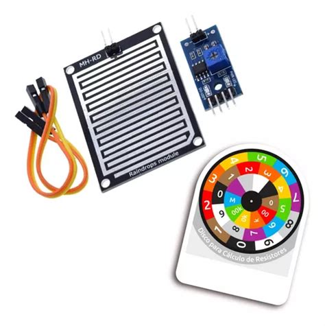 Kit Modulo Sensor De Chuva Para Arduino Pic MercadoLivre