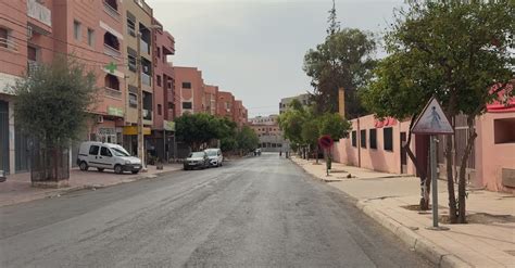 Rue Marocaine Tranquille à Beni Mellal · Vidéo Gratuite