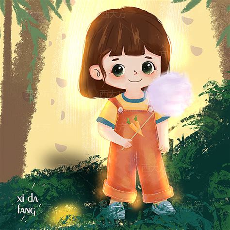 Q版儿插系列西大方 站酷zcool