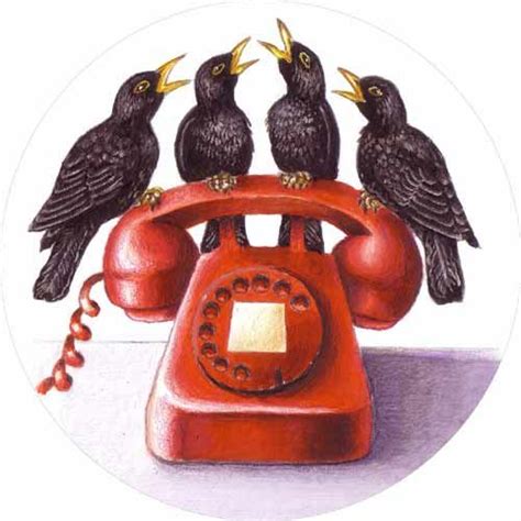Four Calling Birds Clipart