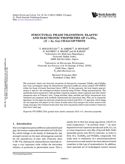 Pdf Structural Phase Transition Elastic And Electronic Properties Of