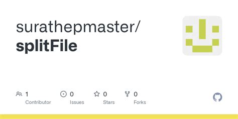 GitHub Surathepmaster SplitFile
