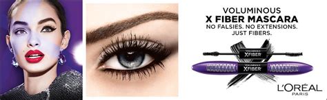 Loréal Paris Voluminous X Fiber Fiber Infused Mascara Blackest Black 13ml Amazon Ca