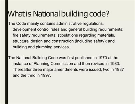 National Building Codes Pptx