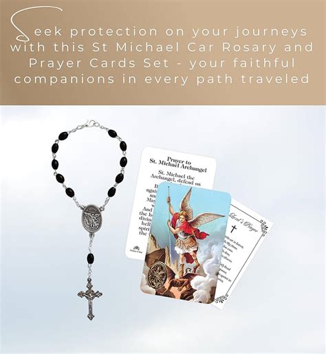 St Michael Pendant St Michael Chaplet Bead Saint Michael Chaplet Rosary