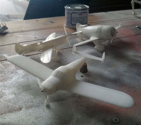 3d Printed Ercoupe Aircraft Scale Model By Guaro3d Pinshape