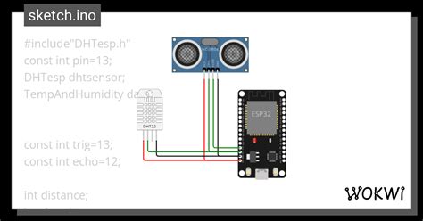 139 Liyakathali Ultra Sonic Sensor Combine Copy Copy Wokwi Esp32