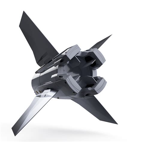 Stl File Aim 9x Sidewinder Missile Simplified Thrust Vectoring And