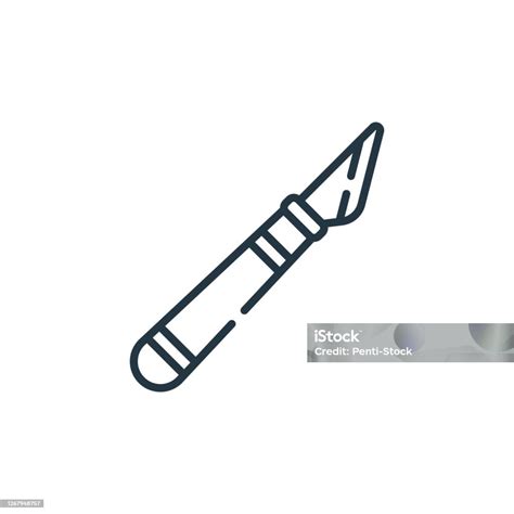 흰색 배경에서 격리된 커터 벡터 아이콘입니다 웹 사이트 디자인 및 모바일 앱 개발을위한 개요 얇은 라인 커터 아이콘 얇은 선