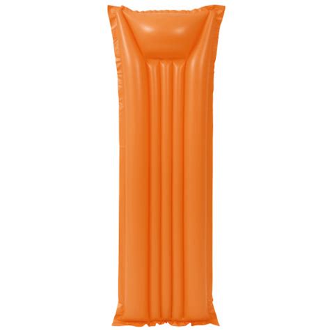 6 Orange Inflatable Air Mattress Swimming Pool Raft Float Pool Central