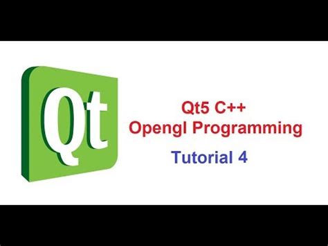 Qt C Opengl Tutorial Rendering D Shape In Screen YouTube