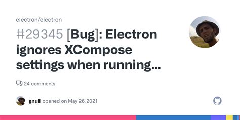 Bug Electron Ignores Xcompose Settings When Running Natively On