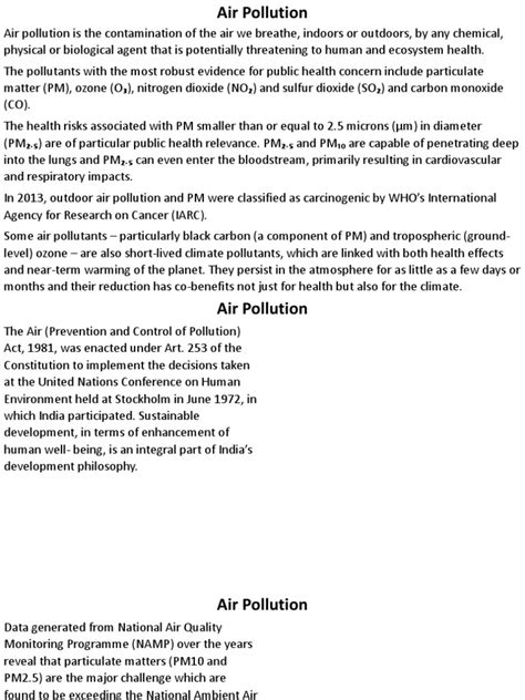 air pollution pdf air pollution particulates