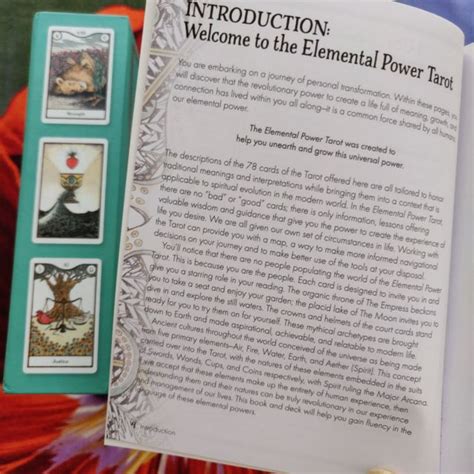 Flip Through Of The Elemental Power Tarot Benebell Wen