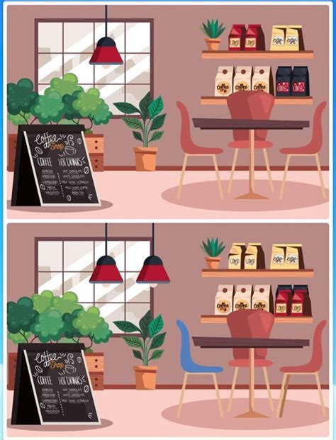 Jogo Dos 7 Erros Da Cafeteria Encontre As Diferenças Em 20 Segundos Pensar Cursos Blog