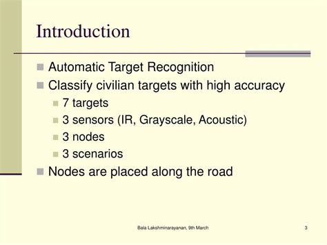Ppt Automatic Target Recognition And Data Fusion Powerpoint