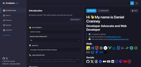 Daniel Cranney Developer Advocate And Web Developer