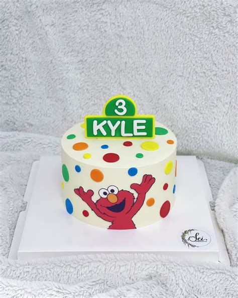 Elmo Polka Dots Cake Sei Pâtisserie