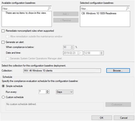 How To Create A Custom Configuration Baseline In Sccm