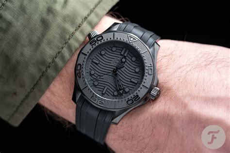 Hands On The Full Ceramic Omega Seamaster 300m Black Black Dive Watch