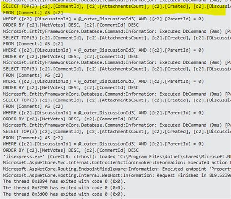 View Raw Sql In Ef Core Simple Option What I Broke Programming And Web Development