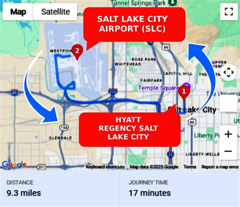 Hyatt Regency Salt Lake City To Or From Slc Airport Shuttle Point To