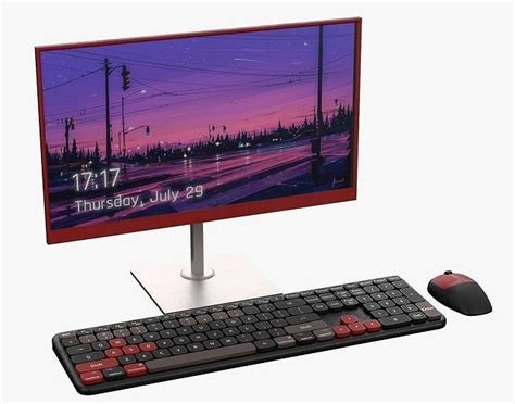 Wireles Computer Set Keyboard Mouse Monitor Gamer Version 3d Model Cgtrader