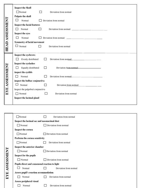 Head Eyes Nose Assessment Pdf