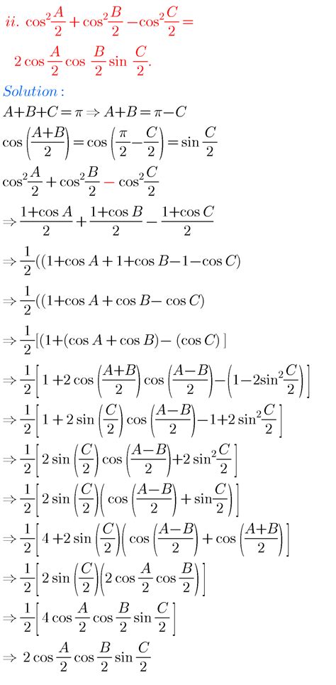 Intermediate Maths Solutions For 1a Exercise 6f Trigonometric Ratios
