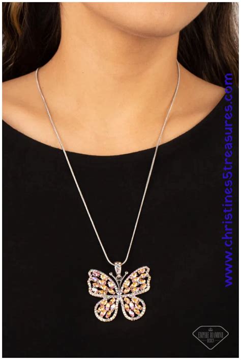 Fame And Flutter Multi Orange Necklace ️ Paparazzi Accessories