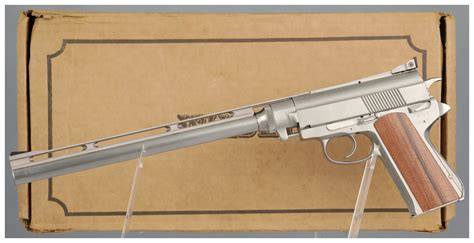 At Auction Wildey Firearms Auto Model Pistol With Extra Barrel And Box