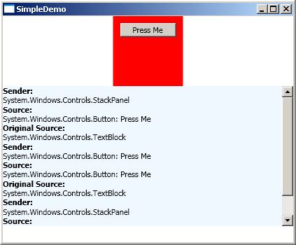 Understanding Events In Windows Presentation Foundation