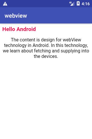 Android WebView Control MindStick