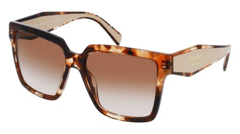 Sunglasses Prada Pr 24zs 07r0a6 5616 Woman Ecaille Square Frames Full