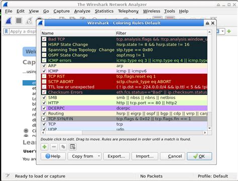Create And Apply Colorizing Rules In Wireshark Labex