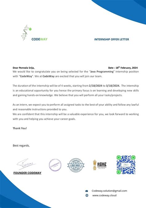 Ponnala Srija On Linkedin 🚀 Exciting News Just Wrapped Up My Java Development Internship At