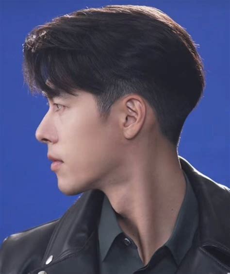 Asian Taper Fade Middle Part