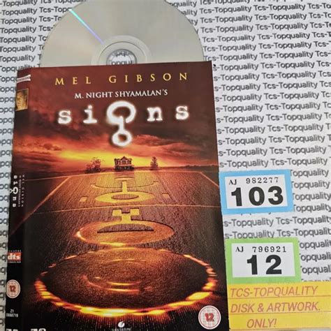 Signs Dvd Mel Gibson Disc And Artwork Only Picclick Uk