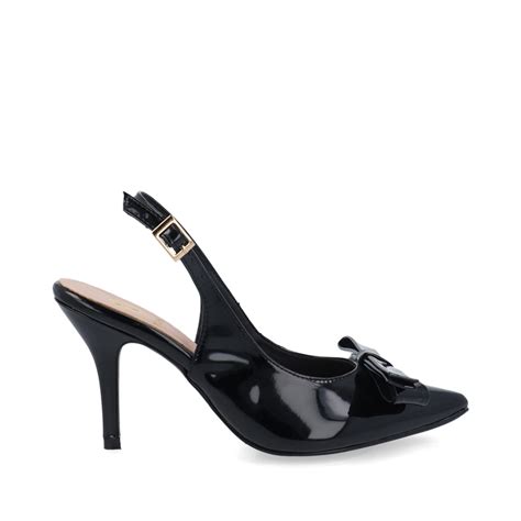 Zapatilla De Vestir Trender Color Negro Para Mujer Con Detalle De Moño