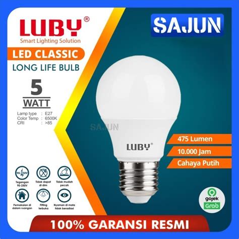 Jual Lampu Bohlam Led Luby Classic Watt Kecil W W W W Shopee Indonesia