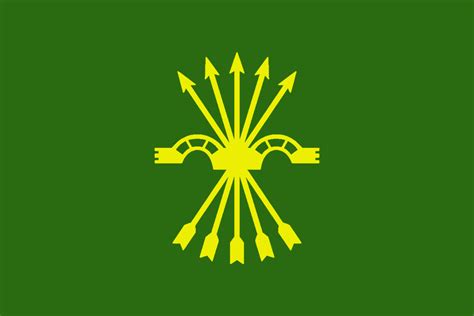 Fascist Circassia Flag But I Literally Just Recolored The Falangist
