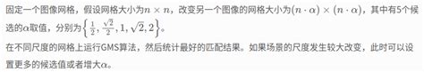 特征匹配算法gms（grid based motion statistics）理论与实践 gms算法 csdn博客