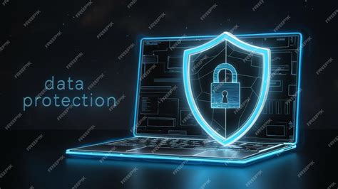 Internet Data Protection Illustration Premium Ai Generated Vector
