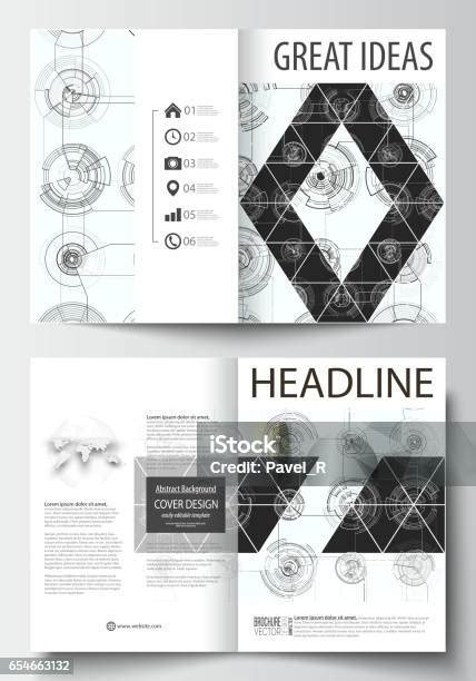 Bi에 대 한 비즈니스 템플릿 브로셔 잡지 전단지를 접어 서식 파일 레이아웃 A4 크기에 커버 첨단 기술 디자인 시스템을