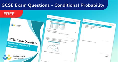 Conditional Probability Exam Questions Gcse Maths Free